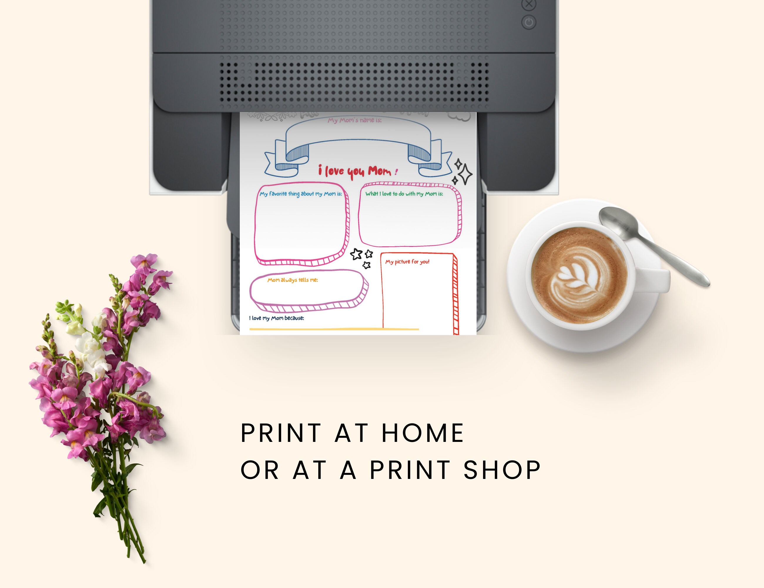 All About My Mom Questionnaire, Mothers Day Gift Questionnaire ...