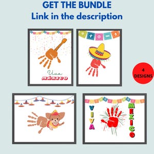 Sombrero Handprint or Footprint Craft, Hispanic Heritage Month Craft ...