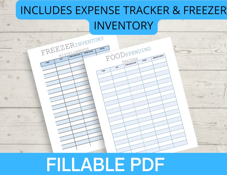 Meal Planner Printable and Editable, Weekly Meal Planner, Grocery List ...