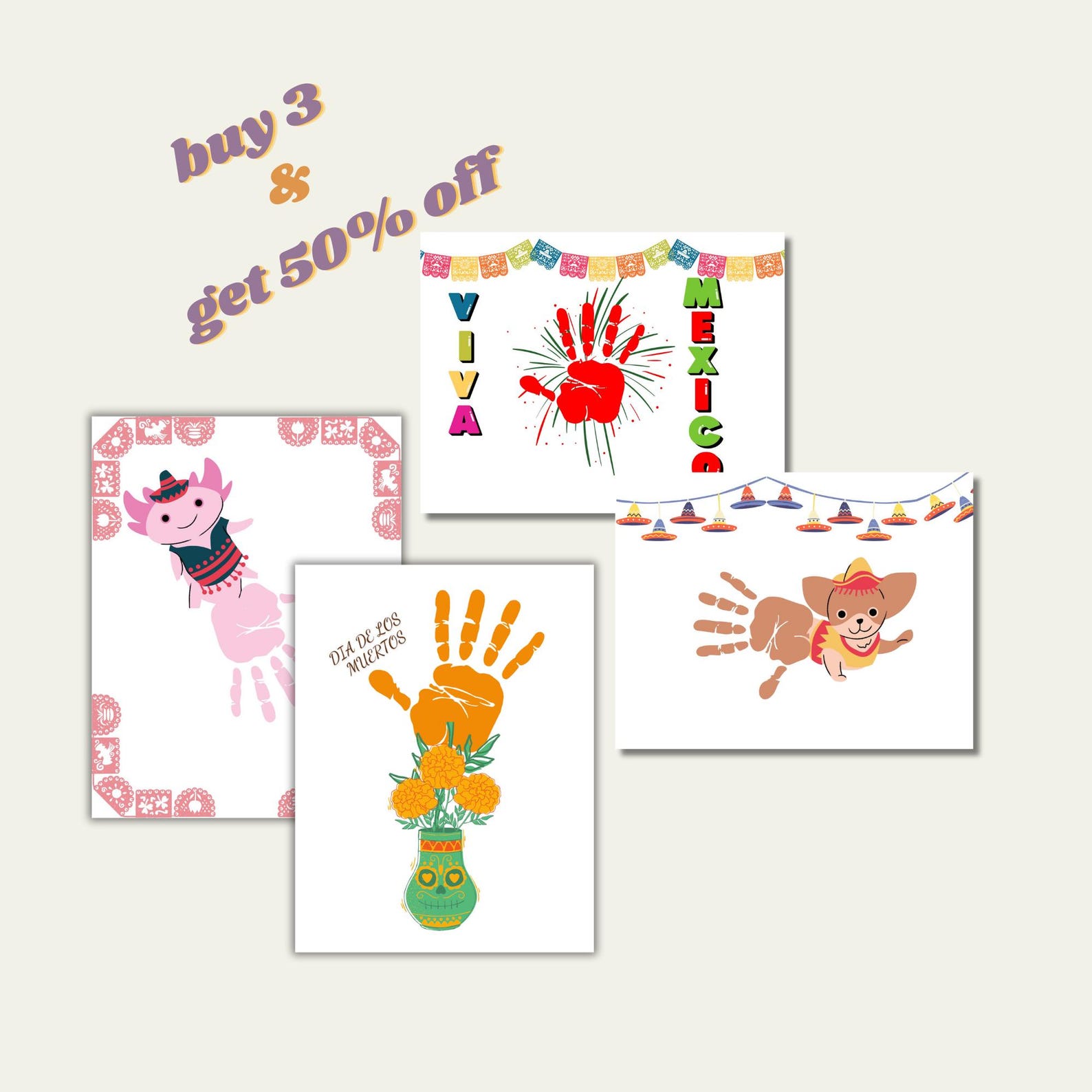 Sombrero Handprint or Footprint Craft, Hispanic Heritage Month Craft ...