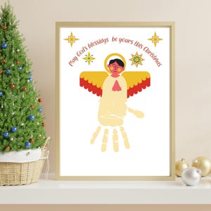 Nativity Craft for Kids Printable Keepsake, Nativity Handprint ...