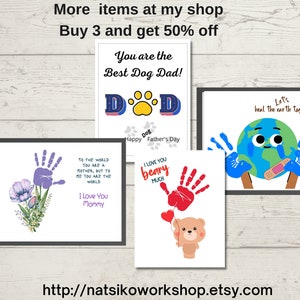 Mothers Day Handprint Art, Gift for Abuela in Spanish, Flowers Bouquet ...