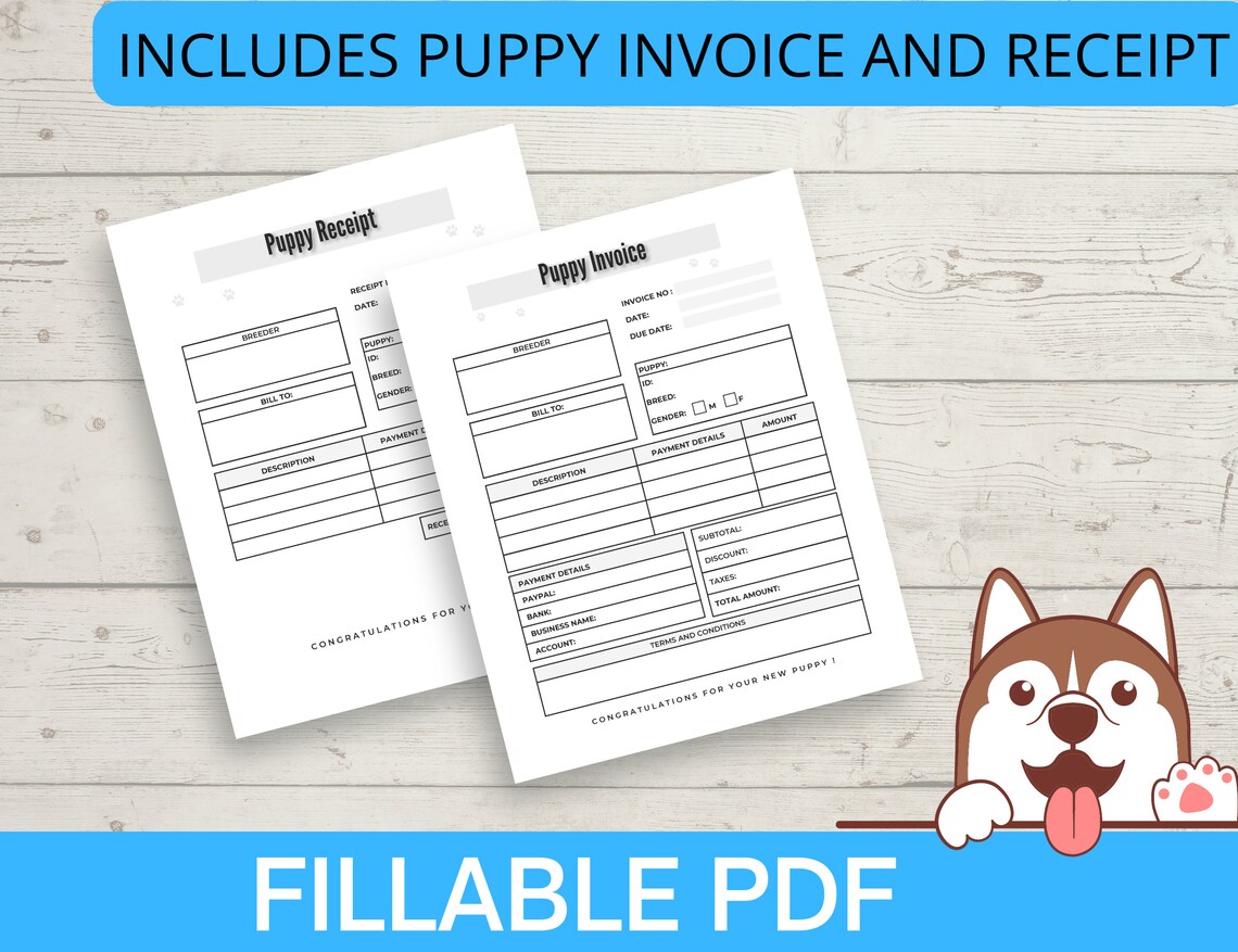 Breeder Forms Bundle, Whelping Records and Puppy Pack Included, Instant ...