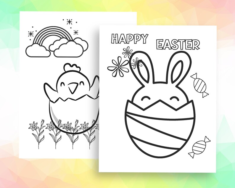 Easter Activities for Kids, Easter Coloring Pages, Easter Games for ...