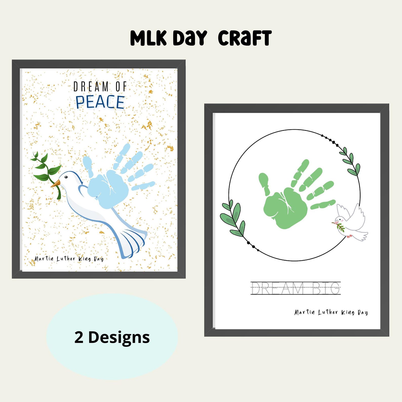 MLK Handprint, MLK Kids Craft, Black History Craft, Martin Luther King ...
