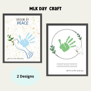 MLK Handprint, MLK Kids Craft, Black History Craft, Martin Luther King ...