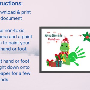 Christmas Cute Handprint Craft Bundle, Printable Keepsake, Christmas ...