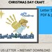 Christmas Angel Handprint Craft Printable Keepsake, Christmas Handprint ...