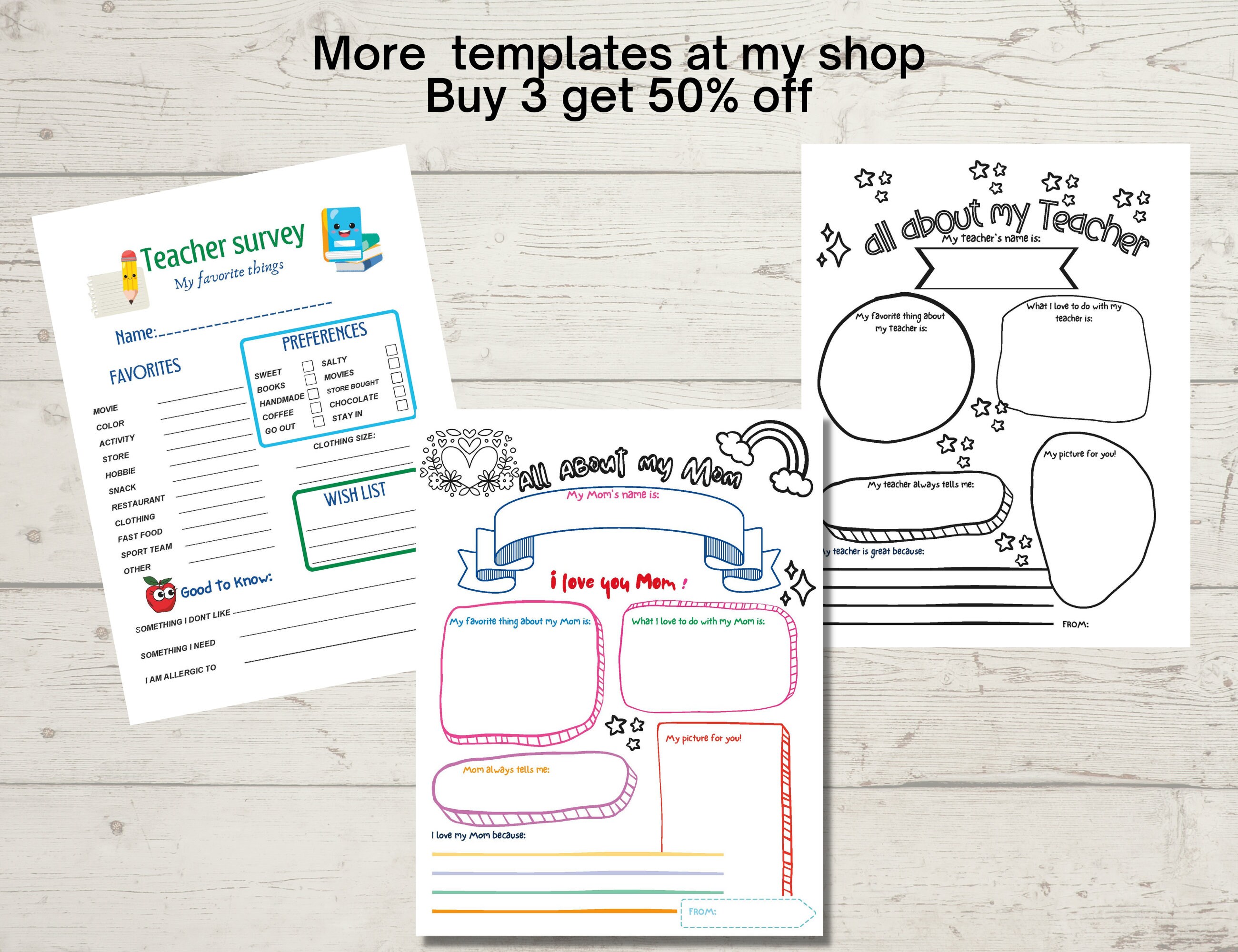 All About My Teacher Questionnaire, Teacher Interview, Teacher ...
