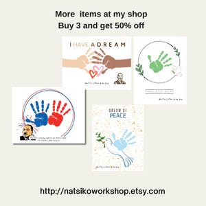 MLK Handprint, MLK Kids Craft, Martin Luther King Day Printable ...