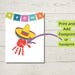 Sombrero Handprint or Footprint Craft, Hispanic Heritage Month Craft ...