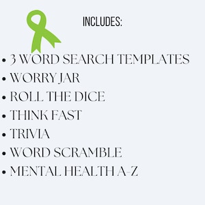 Mental Health Awareness, Mental Health Bundle Activity, Office Mental ...