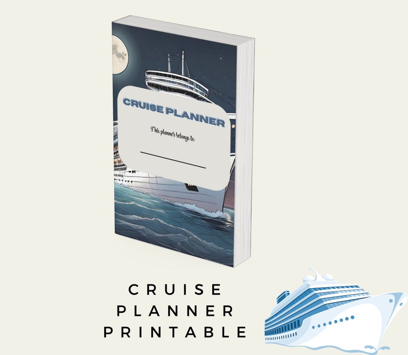 Cruise Planner Printable Includes Packing List and Itinerary, Travel ...
