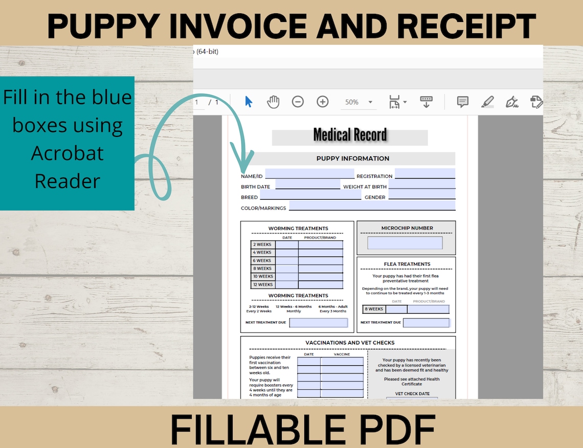 Breeder Forms Bundle, Whelping Records and Puppy Pack Included, Instant ...