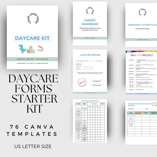 Home Daycare Forms - Etsy