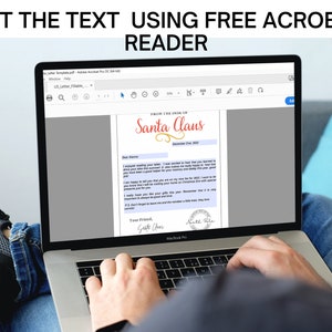 Letter From Santa, Editable Letter From Santa Claus, Personalized Santa ...
