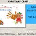 Christmas Cute Gingerbread Girl Handprint Craft Printable Keepsake ...