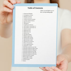 Medical Binder, Medical Planner Editable, Doctor Visit Planner Medical ...