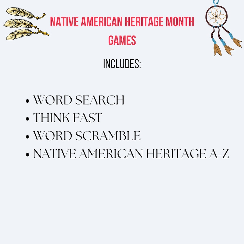 Native American Heritage Month Activities, Native American Heritage ...