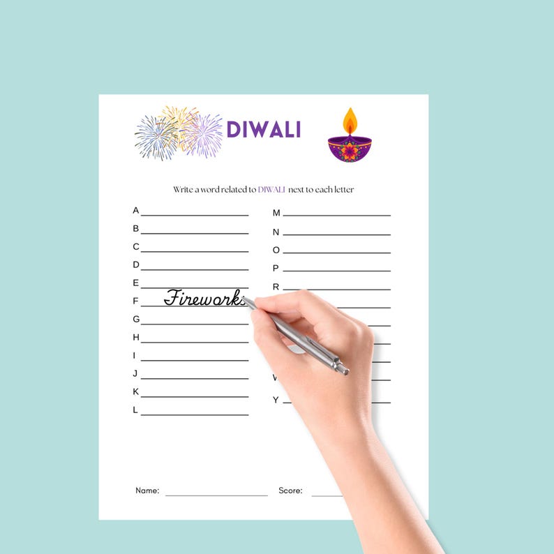 Diwali Games, Diwali Bundle Activity, Diwali Trivia Game, Printable ...