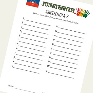 Juneteenth Game Bundle, Includes Juneteenth Trivia, Word Scramble and A ...