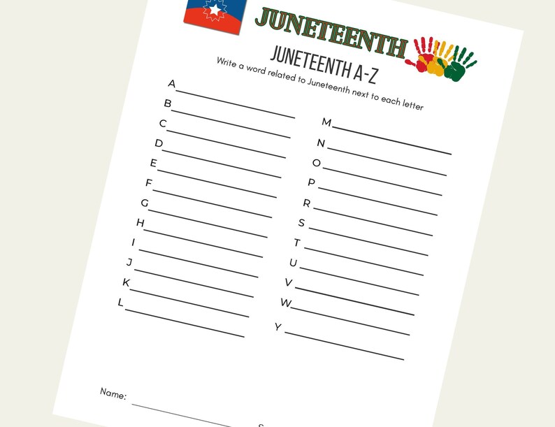 Juneteenth Game Bundle, Includes Juneteenth Trivia, Word Scramble and A ...