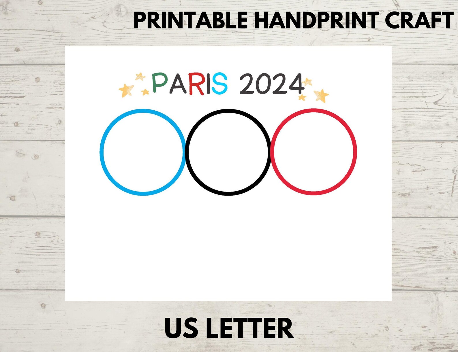 Summer Games 2024 Handprint Craft Printable Keepsake, Paris 2024 ...
