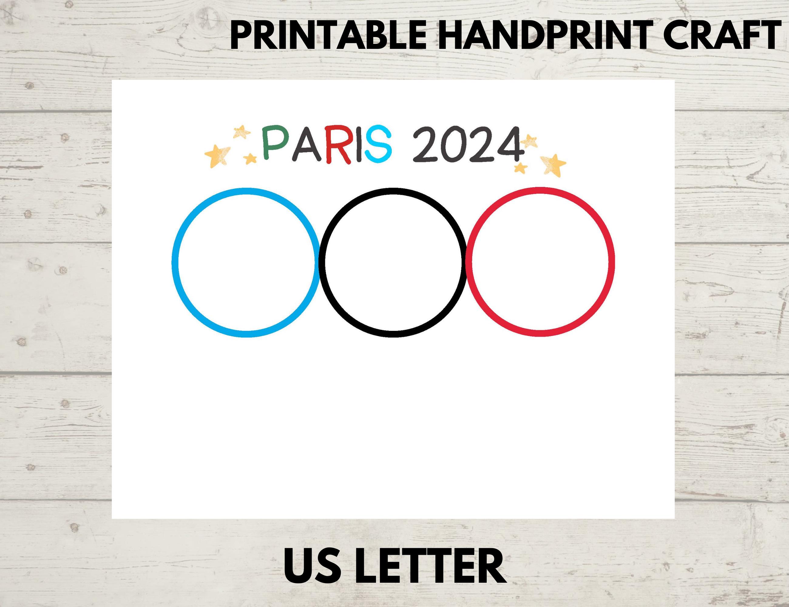 Summer Games 2024 Handprint Craft Printable Keepsake, Paris 2024 ...