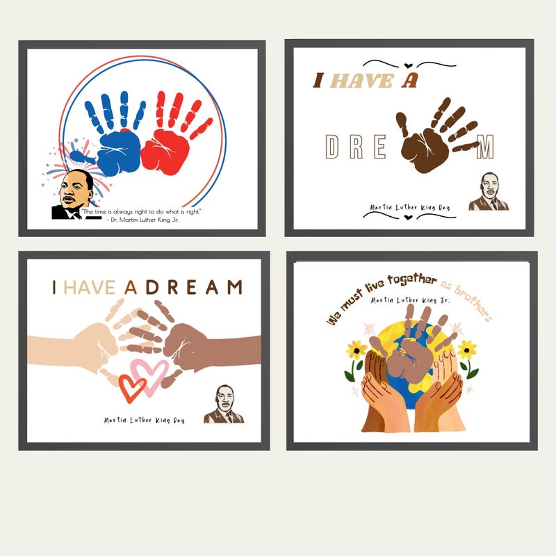 Martin Luther King Jr Clip Art - Etsy