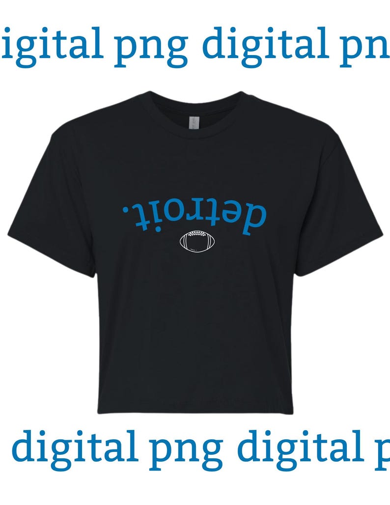 Upside Down Detroit PNG – Digital Download | Detroit Football PNG ...