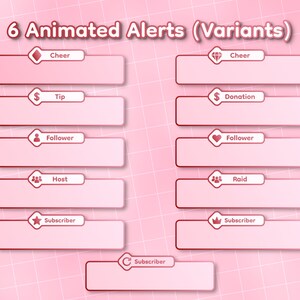 Cute Animated Twitch Overlay Stream Package W/ Panels, Labels, Just ...