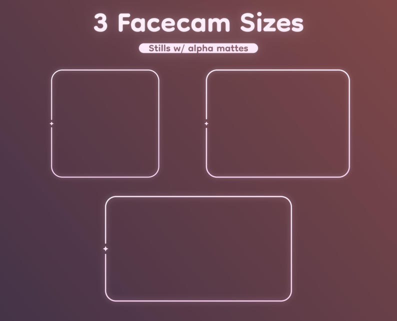 Cute Minimal Animated Twitch Overlay Stream Package W/ Panels, Labels ...