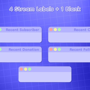 Animated Twitch Overlay Stream Package W/ Panels, Labels, Just Chatting ...