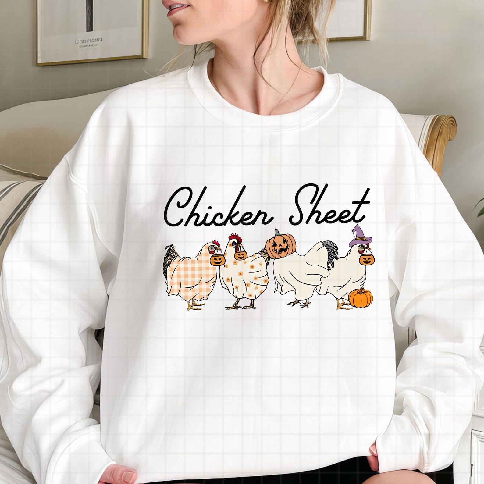 Chicken Sheet Png, Chicken Ghost Png, Halloween Chickens PNG, Spooky ...