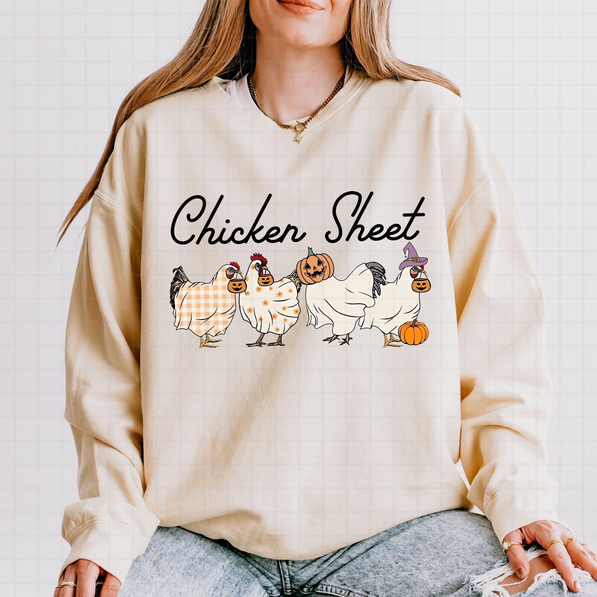 Chicken Sheet Png, Chicken Ghost Png, Halloween Chickens PNG, Spooky ...