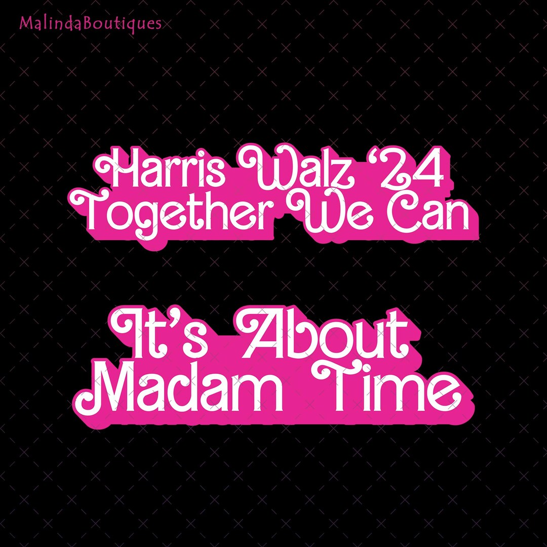 Kamala Harris Barbie PNG Bundle, Harris President Png, Harris Barbie ...