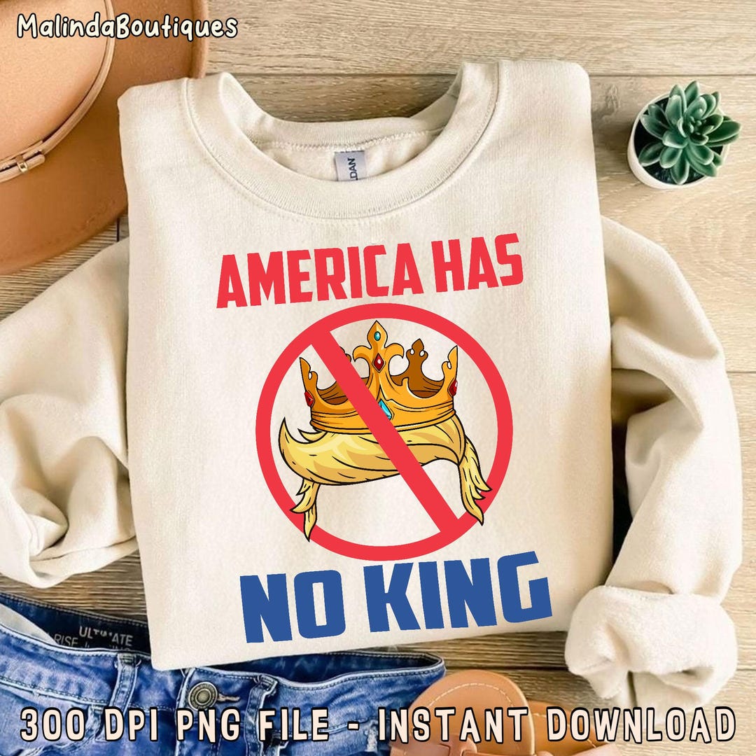 No Kings in America Png, America Has No King Png, Democracy United ...
