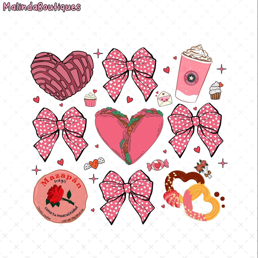 Valentine Concha Pan Dulce PNG, Funny Mexican Bread Lover PNG ...