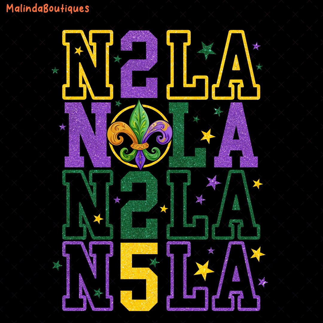NOLA Strong PNG, New Orleans 2025 Png, New Orleans Support Fluer De Lis ...