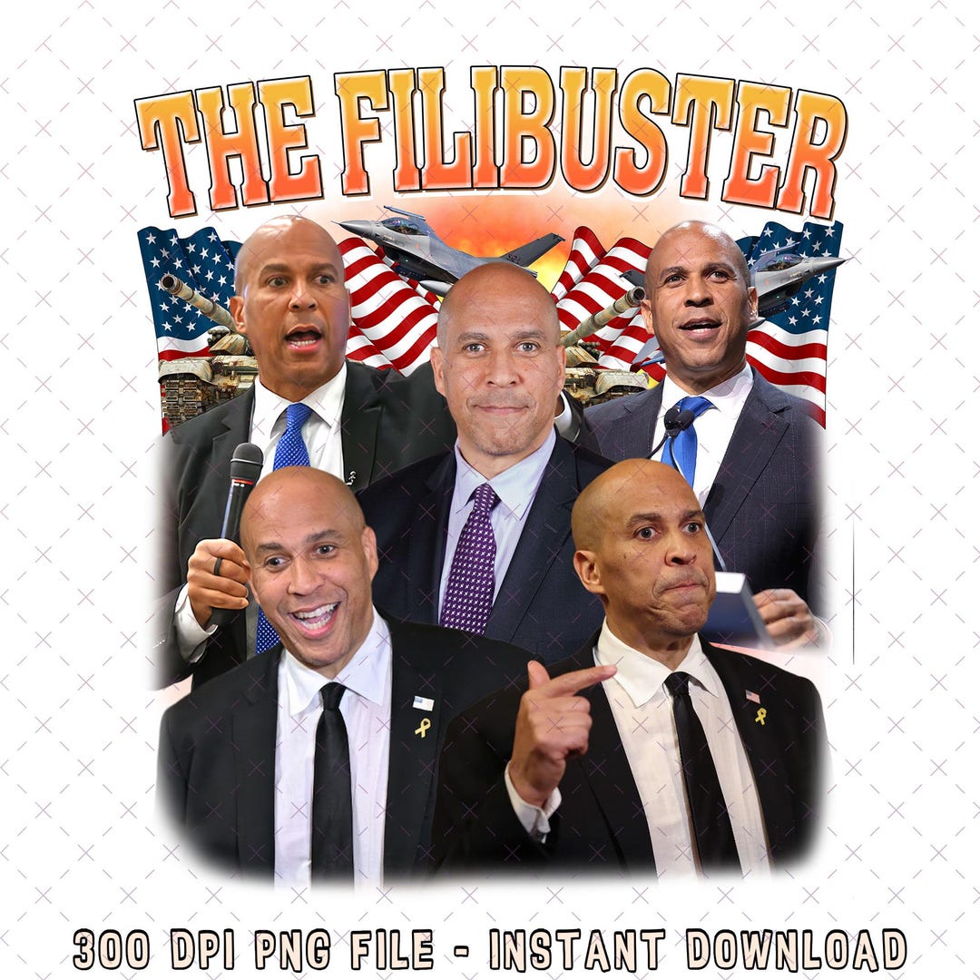 Bootleg the Filibuster Cory Booker Png, Cory Booker Shirt, Hold the ...