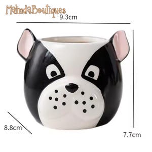 Cute Dog Ceramic Flower Pot Cartoon Animal Succulent Planter Decor - Etsy