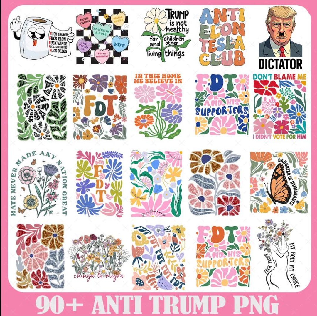 90+ Anti Trump Png Bundle, FDT Anti Maga Png Liberal Democrat Png Funny ...