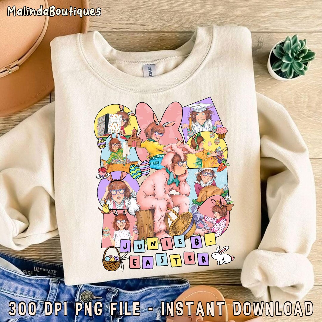 Dumb Bunny Junie B Easter Png, Junie B Jones Education Easter Png ...