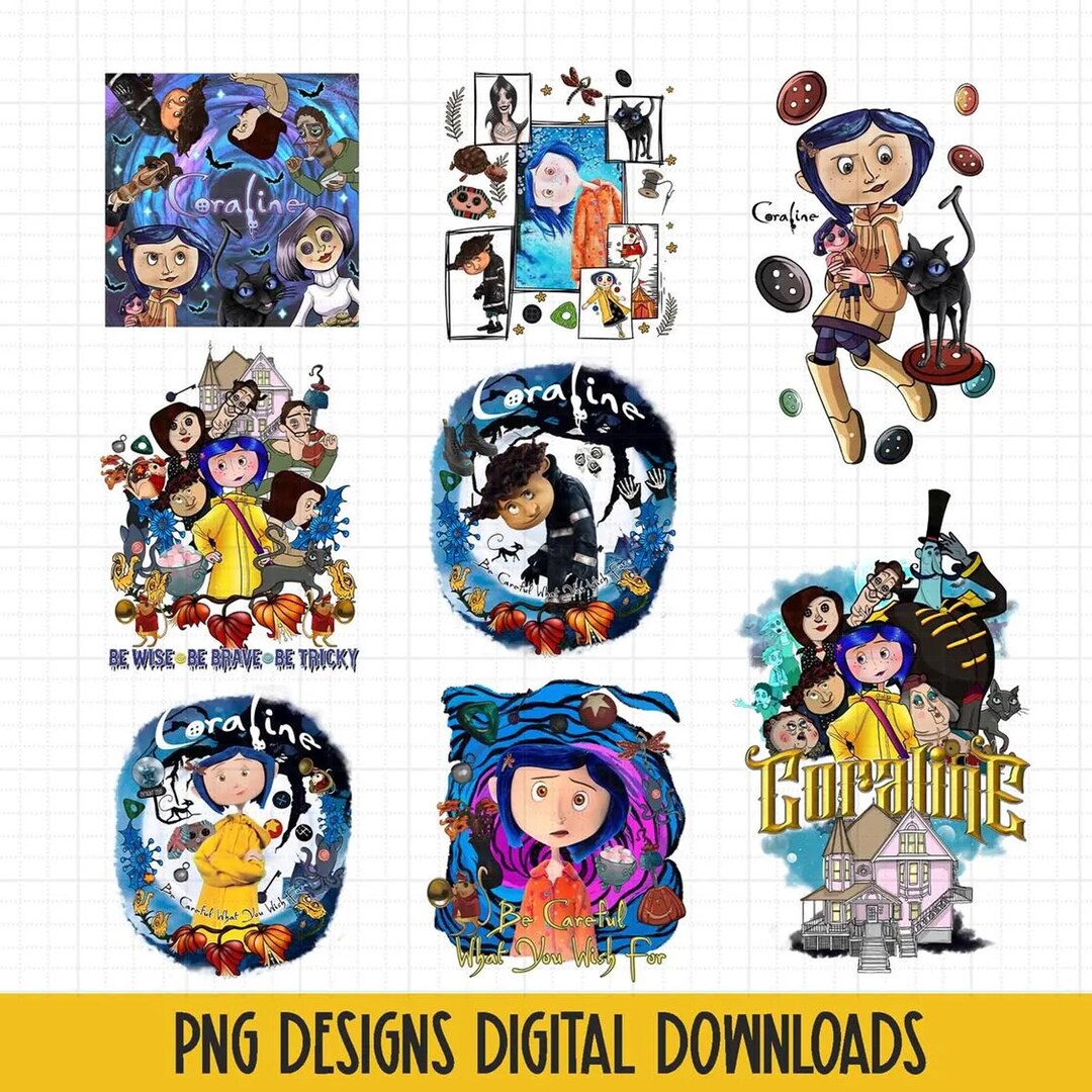 Cora.line Movie Png, Cora.line Doll Design, Horror Movie Png, Cora.line ...