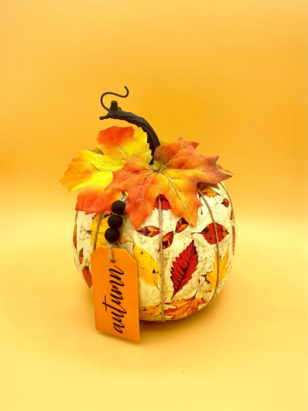 Pumpkin Tabletop Décor 6.5 Autumn Centerpiece - Etsy