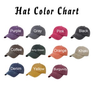 Custom Children's Hat, Embroidered Text Baseball Cap, Personalized Hat ...