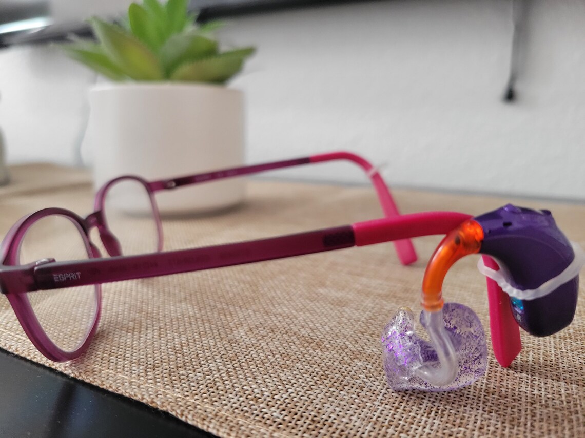 Hearing Aid or Cochlear Implant Retaining Loops for Glasses - Etsy