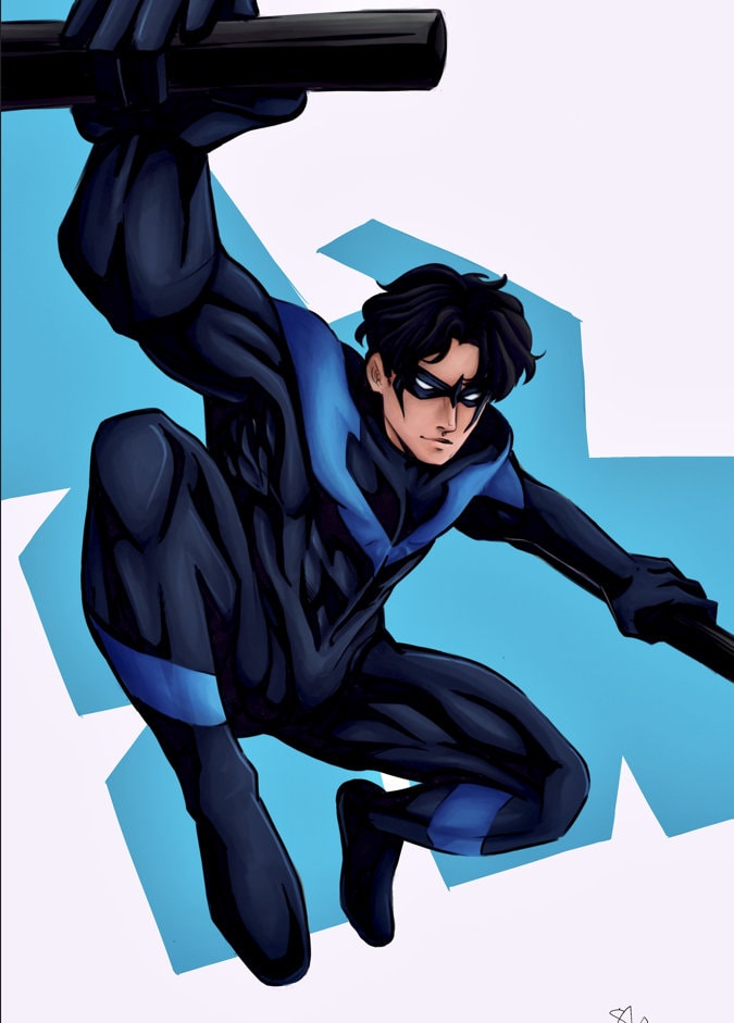 Young Justice Nightwing Fan Art