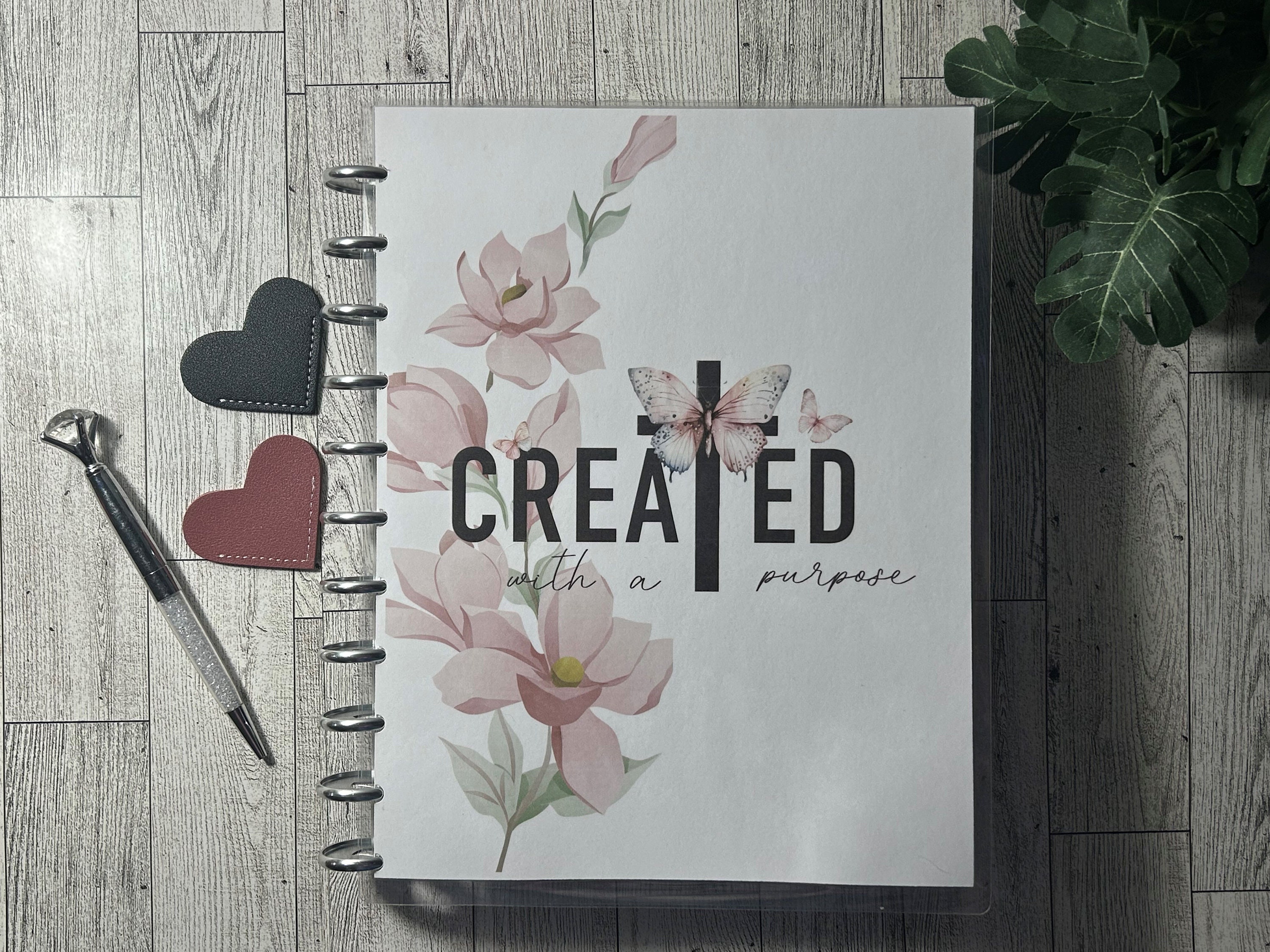 BIG Happy Planner Cover Set Laminated Front and Back Cover for 8.5x11 ...