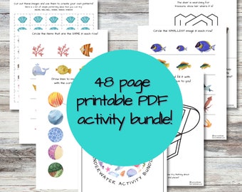 Flower Garden Activity Bundle for Kids, Printable PDF; Preschool ...